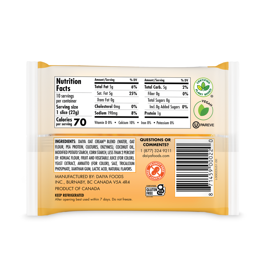 Dairy-Free Cheddar Slices – Daiya Foods