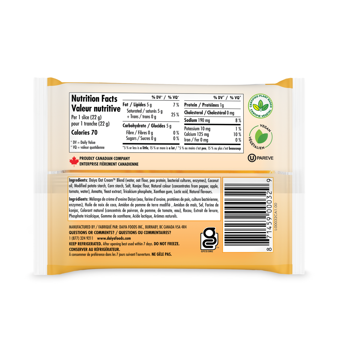Dairy-Free Cheddar Slices – Daiya Foods