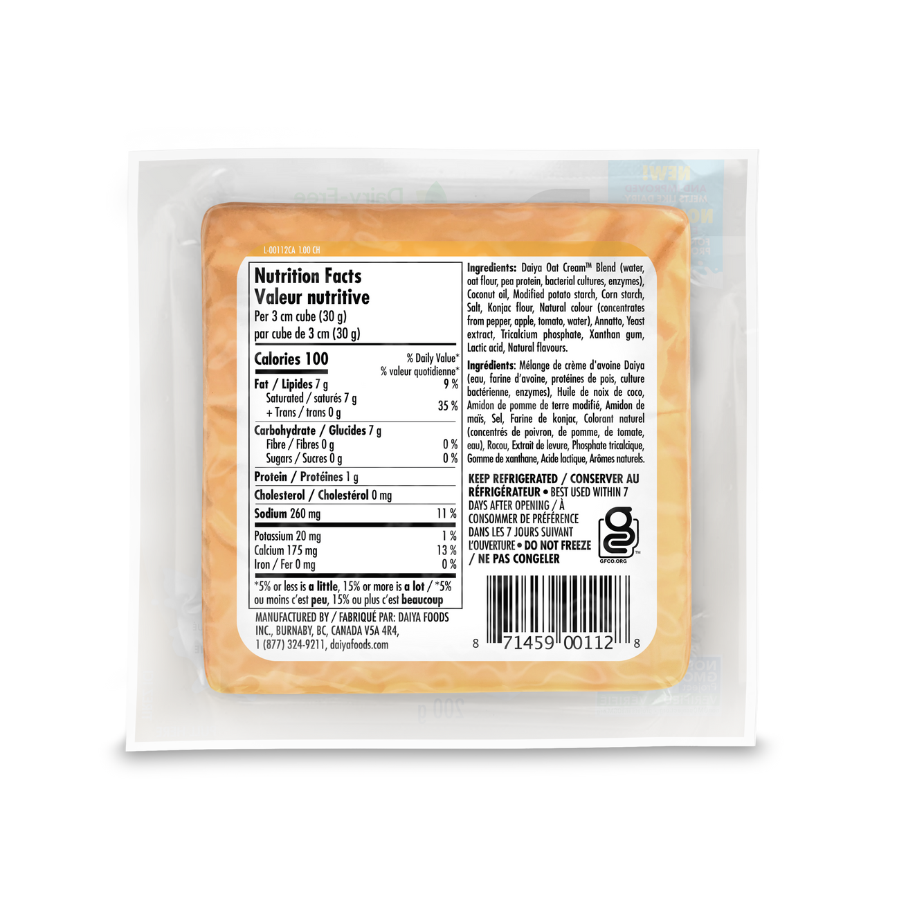 Dairy-Free Cheddar Block – Daiya Foods