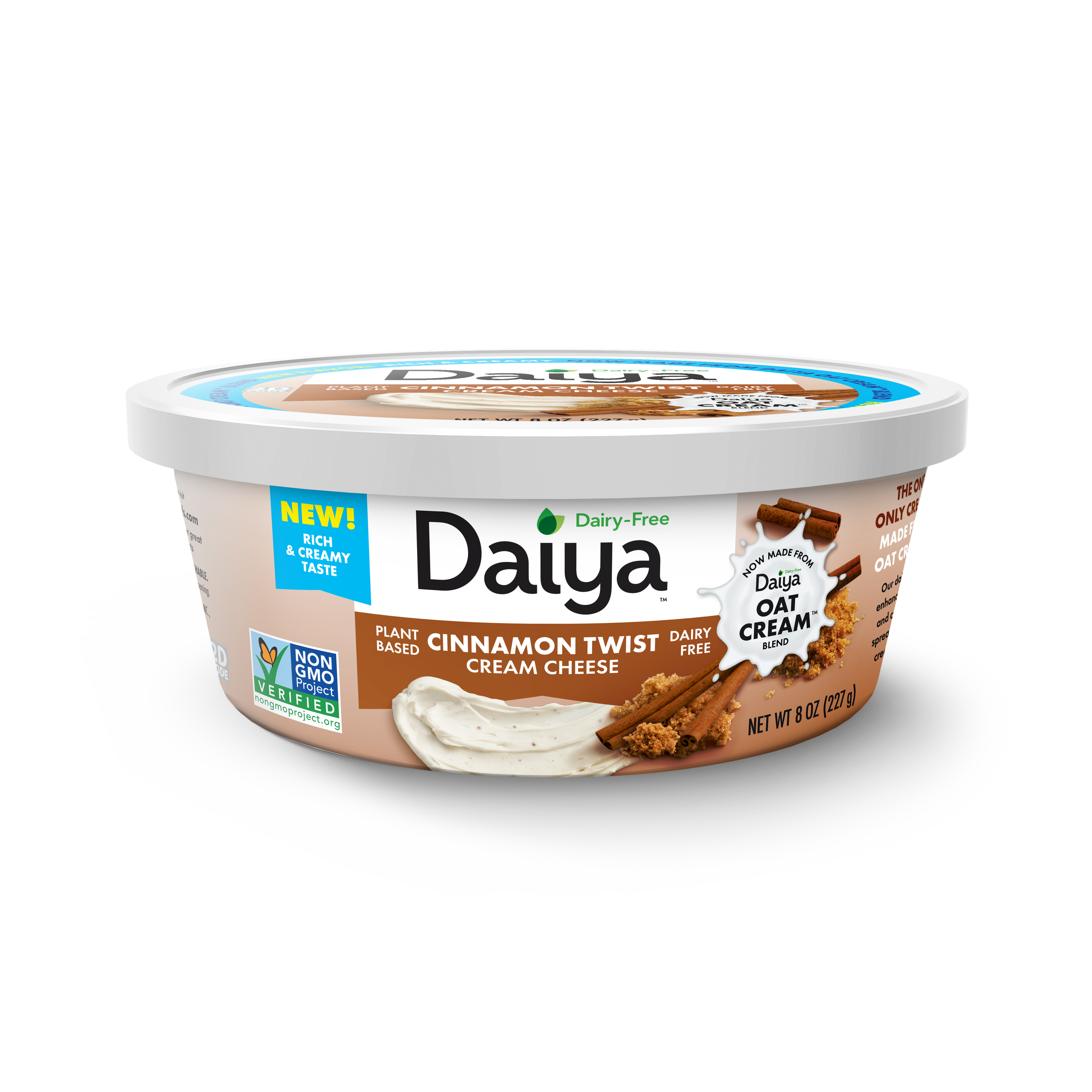 Dairy-Free Cinnamon Twist Cream Cheese – Daiya Foods
