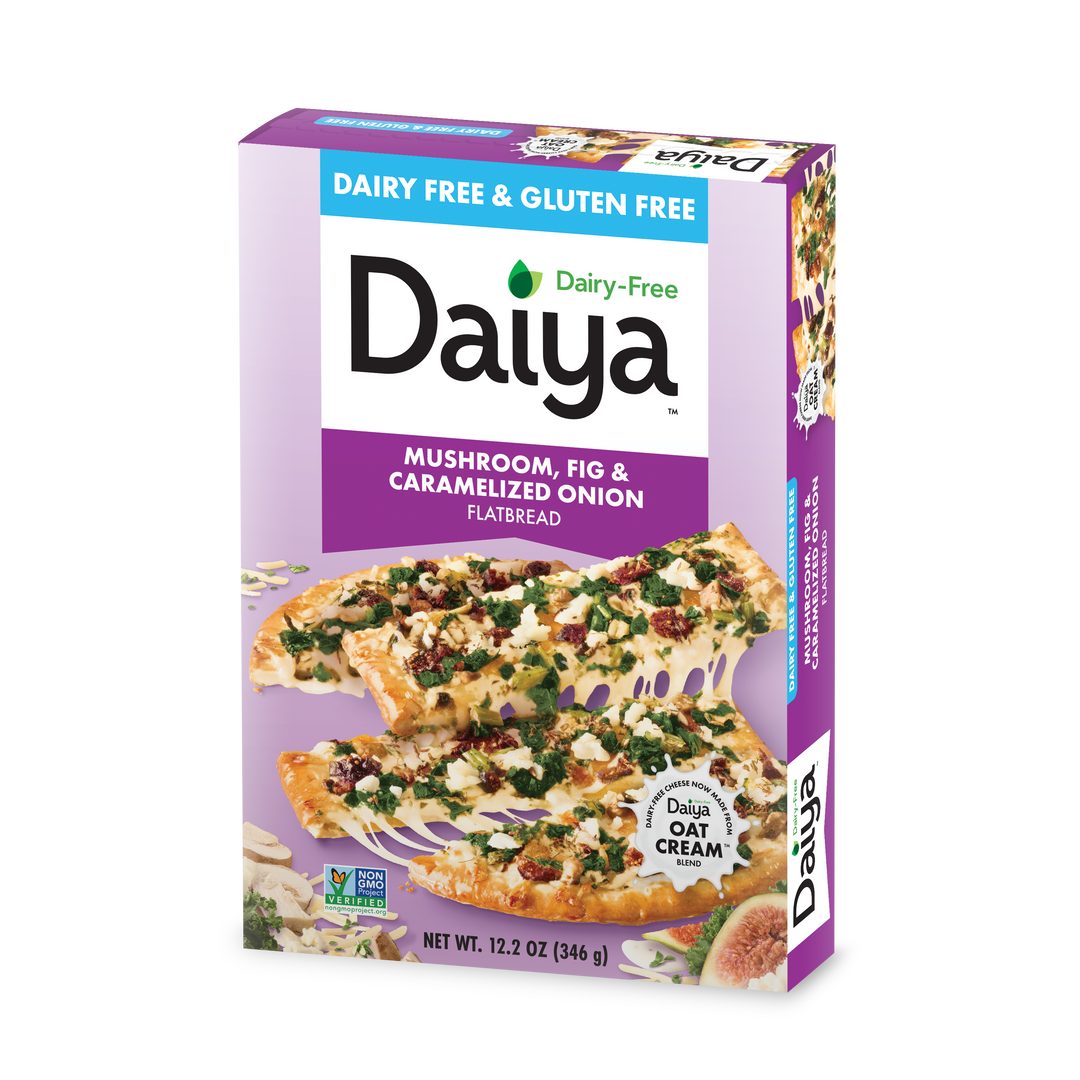 Dairy-Free Mushroom, Fig & Caramelized Onion Flatbread – Daiya Foods