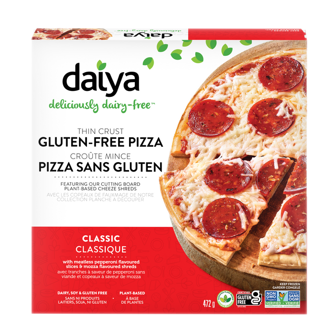 Classic Meatless Pepperoni Flavoured Pizza – Daiya Foods