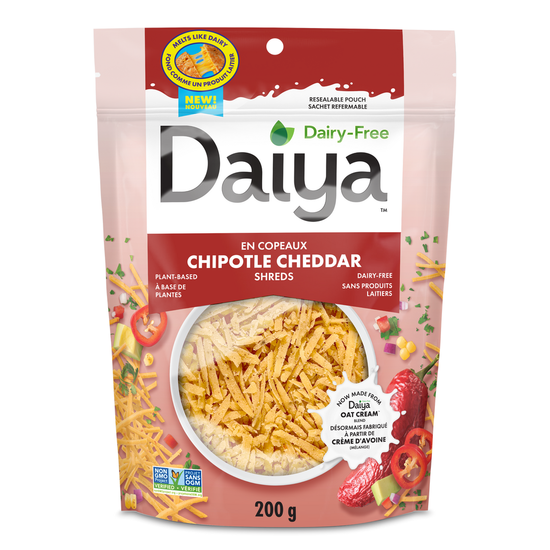Dairy-Free Chipotle Cheddar Shreds – Daiya Foods