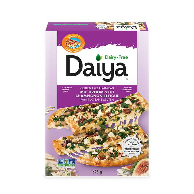 Dairy-Free Mushroom & Fig Flatbread – Daiya Foods